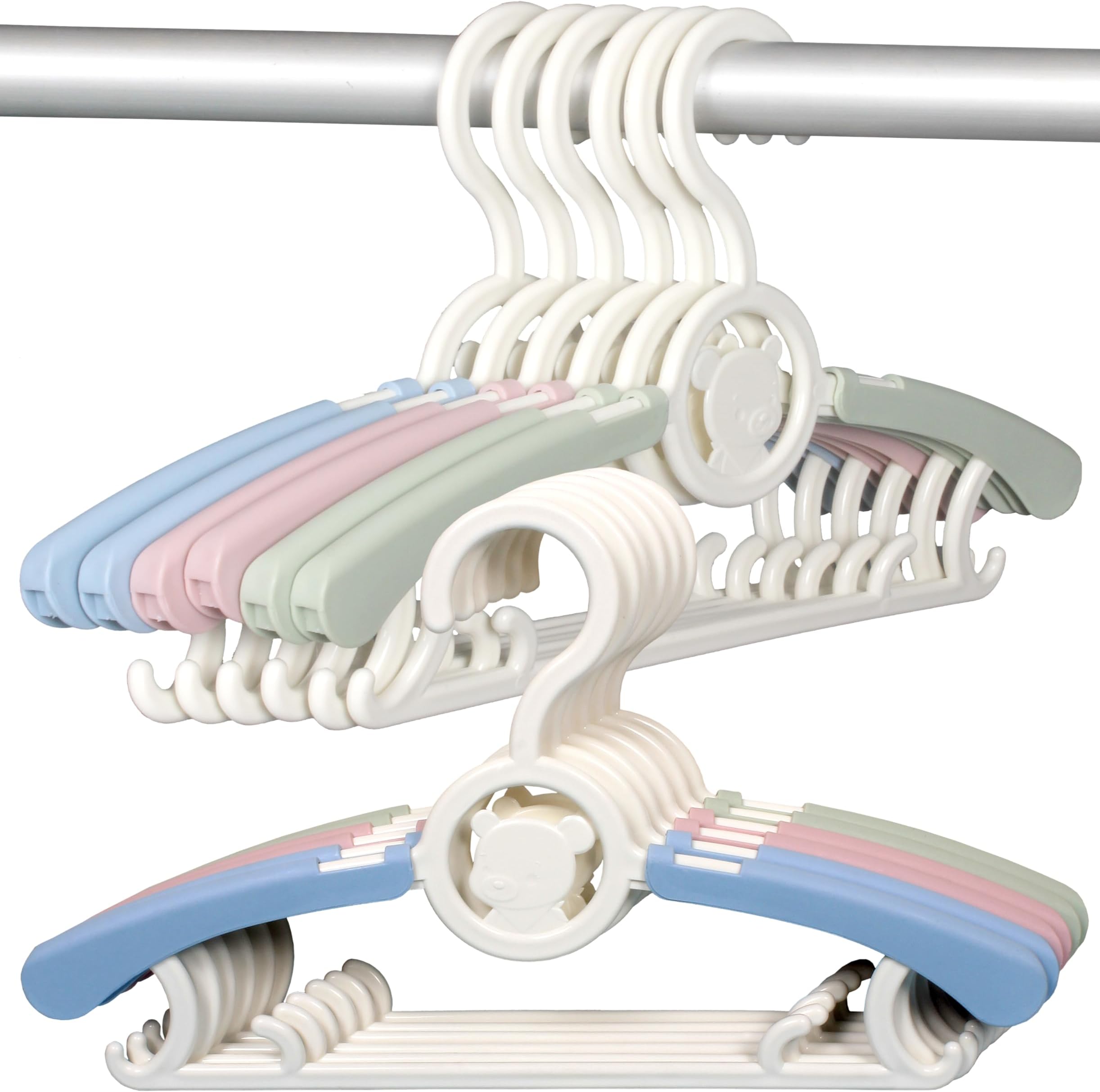 Heart Home Kids Hanger | Plastic Baby Clothes Hanger | Hanger for ...