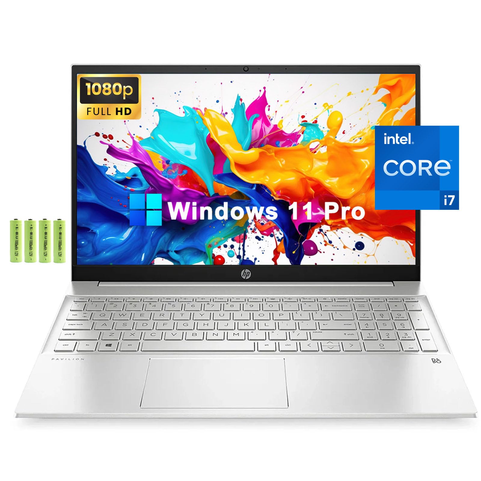 Snapklik.com : Pavilion 15 15.6" FHD Business Laptop Computer, 12th Gen ...