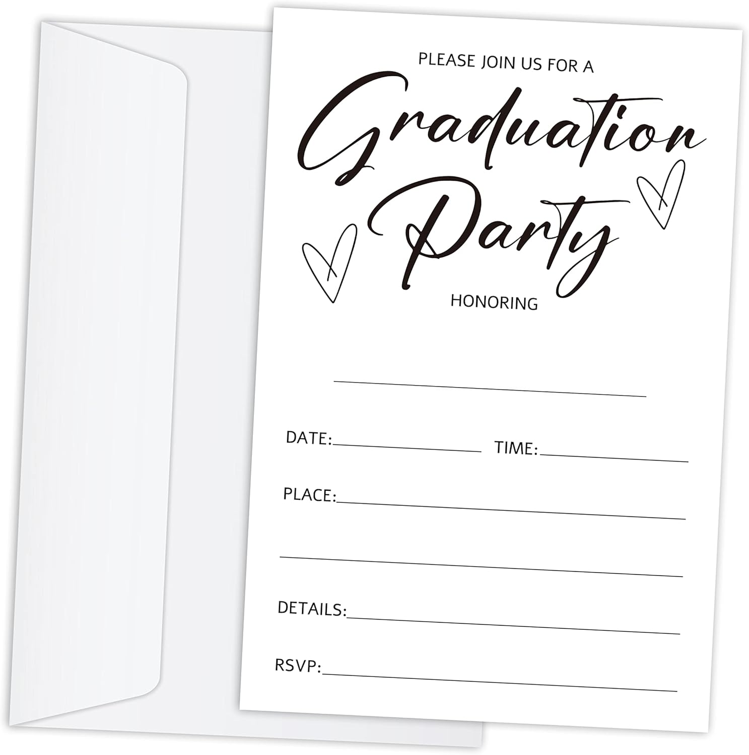 Amazon.com : RLCNOT Graduation Invitations Cards with Envelopes Set of ...