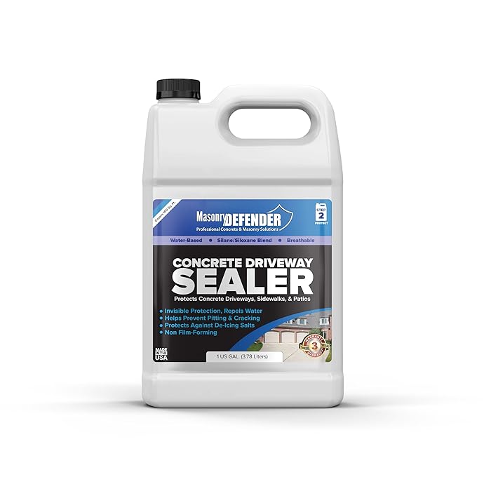 Buy MasonryDefender 1 Gallon Penetrating Concrete Sealer for Driveways ...