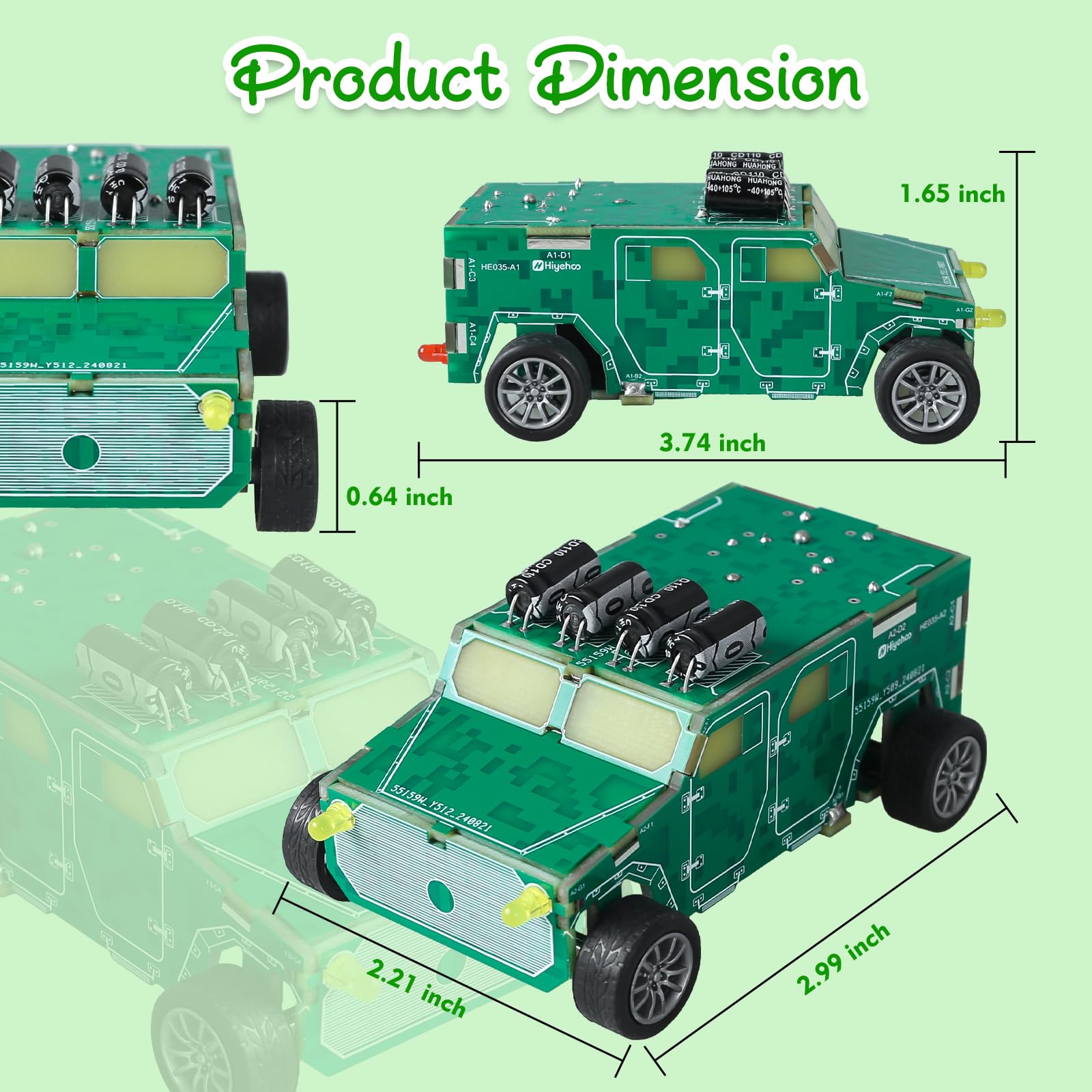 Snapklik.com : PEMENOL Soldering Practice Kit, DIY Vehicle Model ...