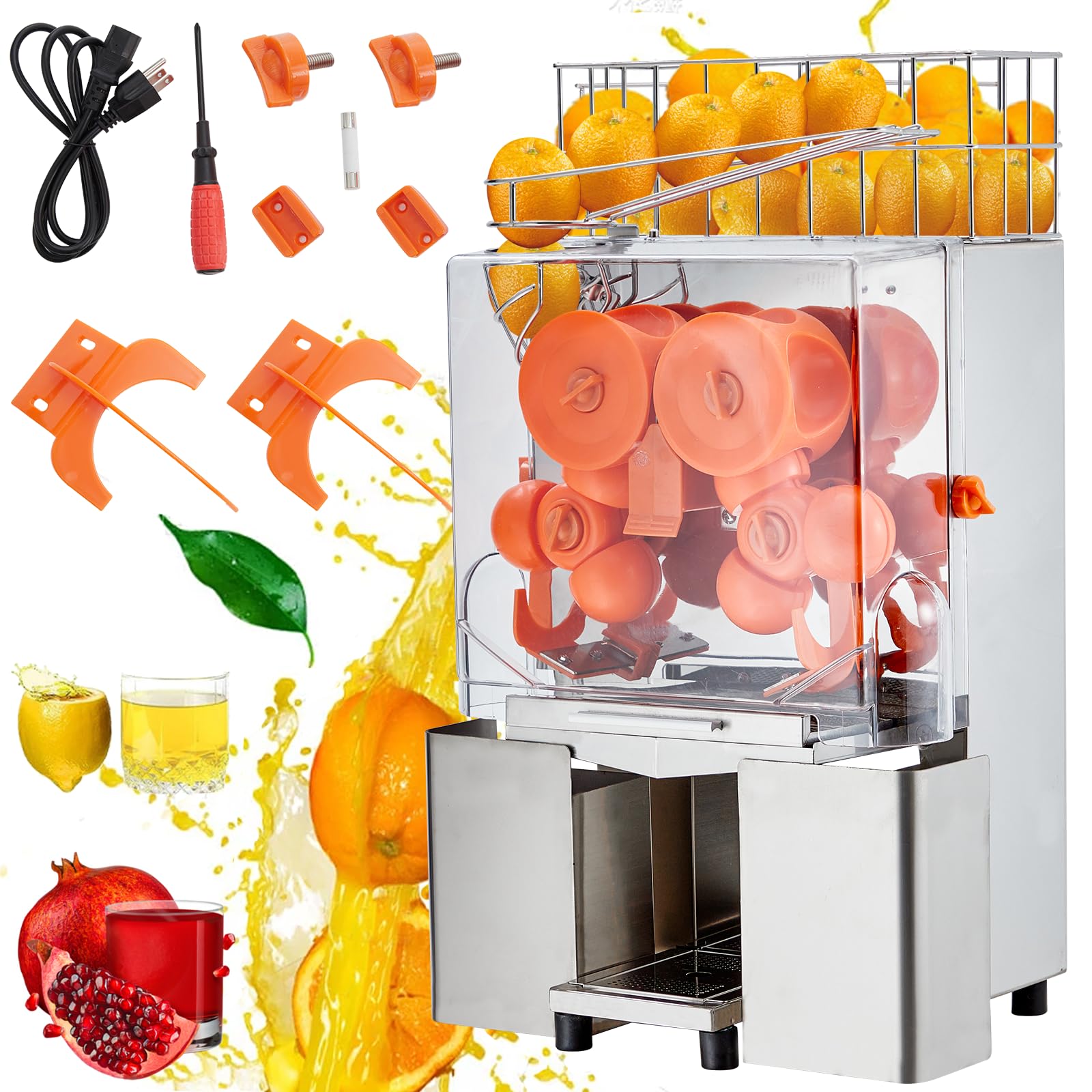 Amazon.com: Commercial Juicer Machine, 110V 120W Orange Squeezer for 22 ...