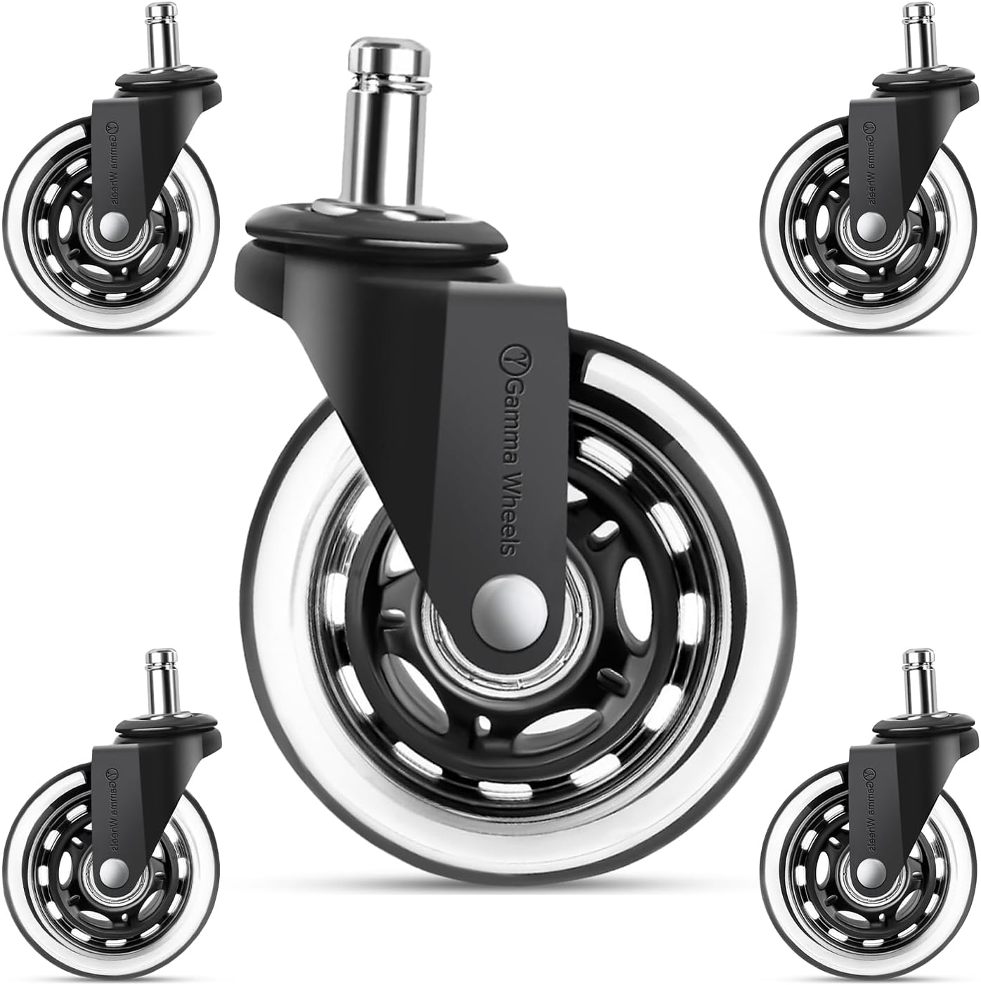 Amazon.com: Desk Office Chair Wheels ZBRANDS Rollerblade Wheels for ...