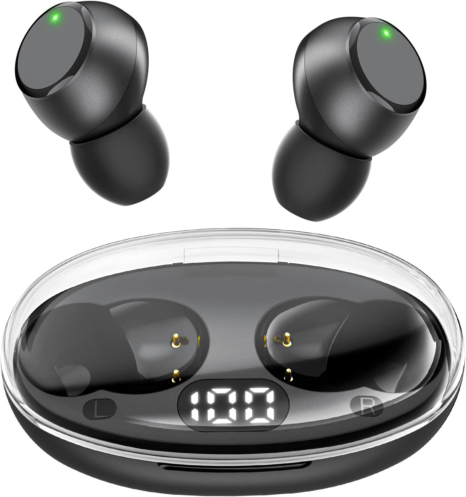 Amazon.com: ZINGBIRD Bluetooth 5.0 Headphones Wireless Earbuds Mini Ear ...