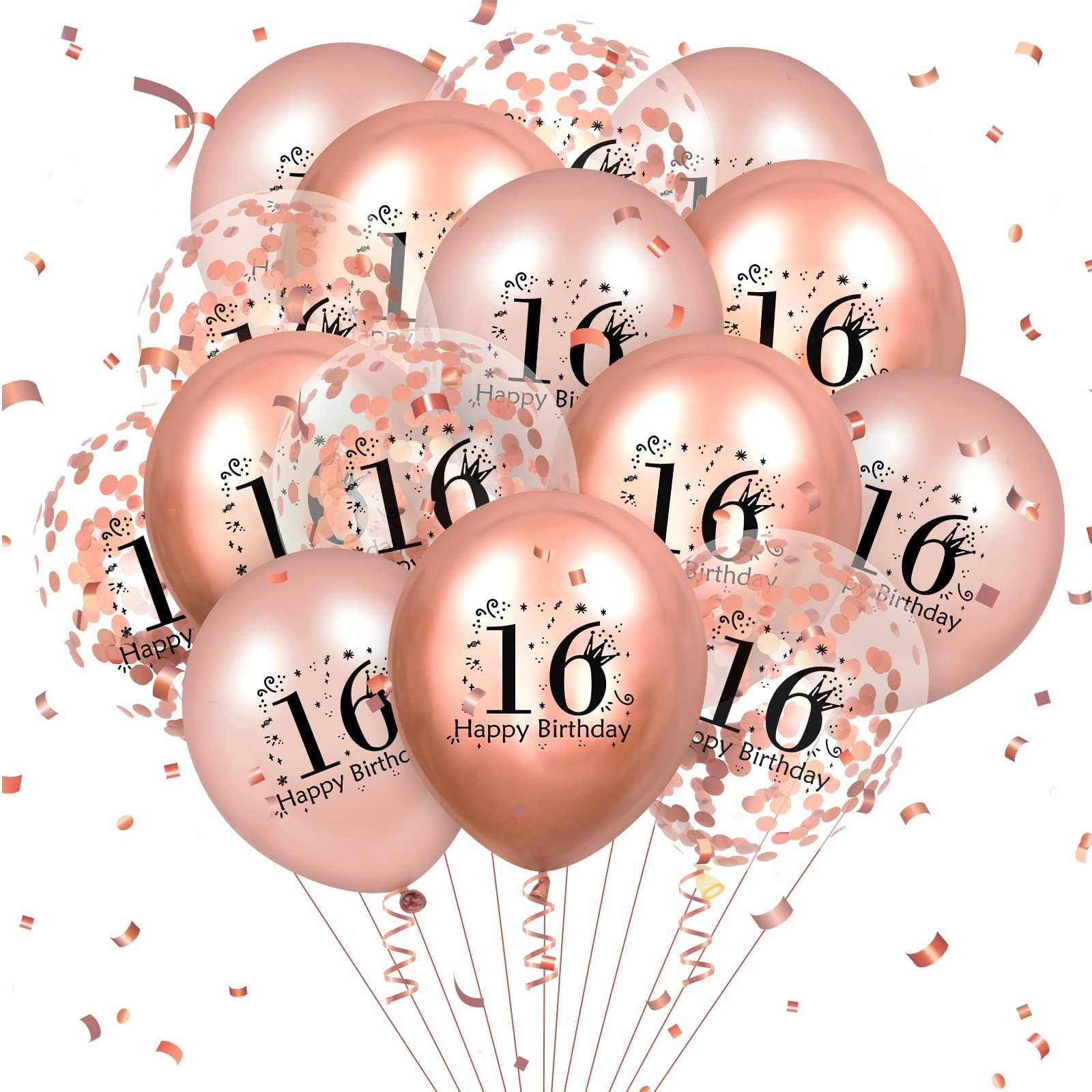 Amazon.com: Havercamp’s Sweet 16 - THREE-18” Round Mylar Balloons in ...