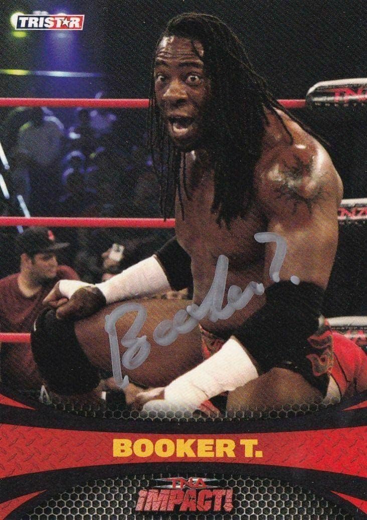 Booker T Signed 2009 TriStar TNA Impact Card #30 WWE Autograph Pro ...