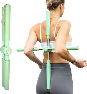 Amazon.com : BodyTree Posture Corrector Yoga Cross Stick - Back Pain ...