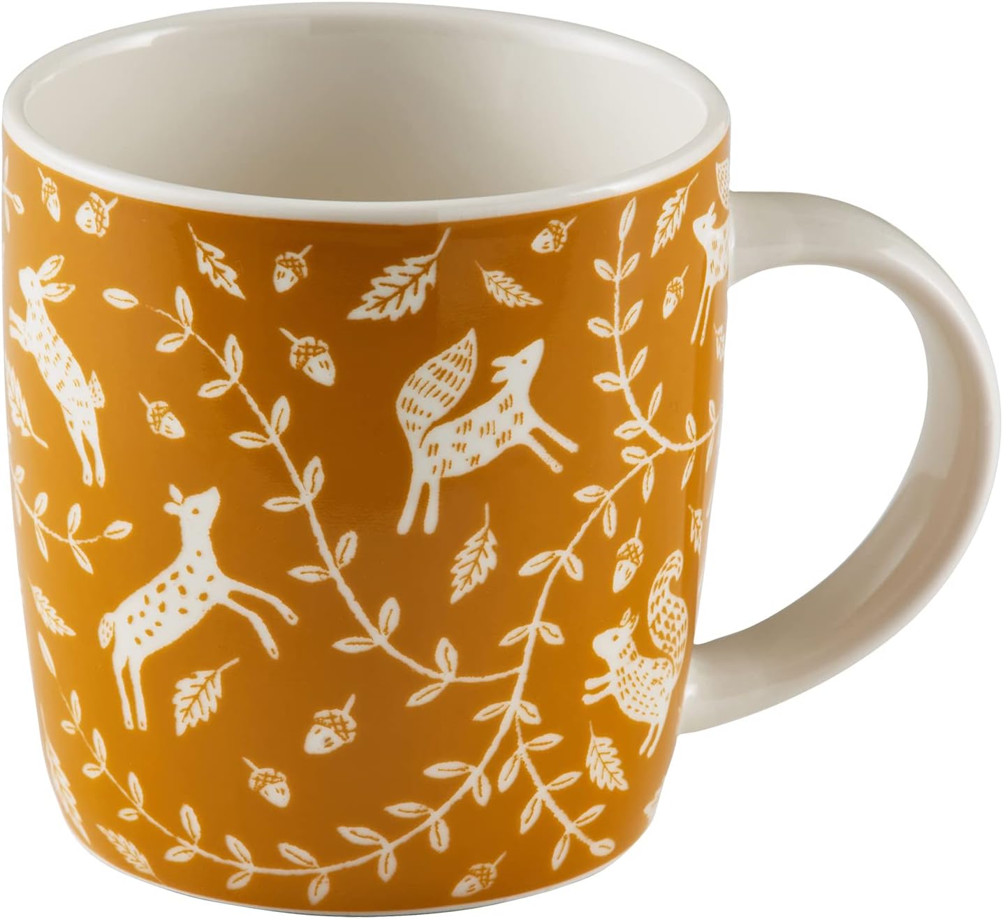 Amazon.com: Price & Kensington Woodland Mustard Mug 340ml : Home & Kitchen