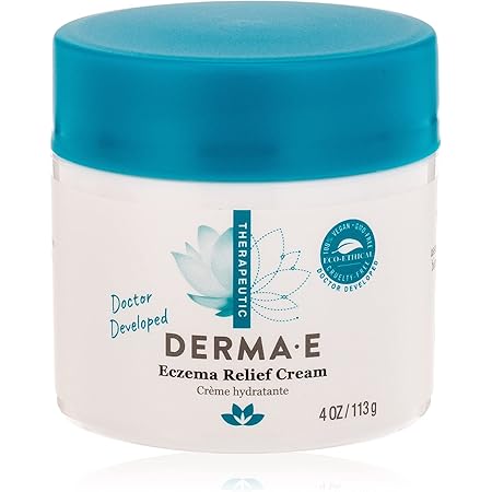 Amazon.com : DERMA E Eczema Relief Cream – All Natural Itch Relief ...