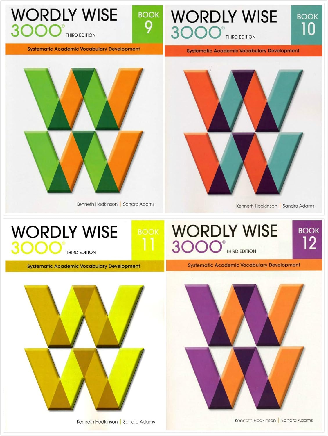 Wordly Wise 3000® 3rd Edition 4 Books SET: Book 9-12 (Systematic Academic Vocabulary Development ...