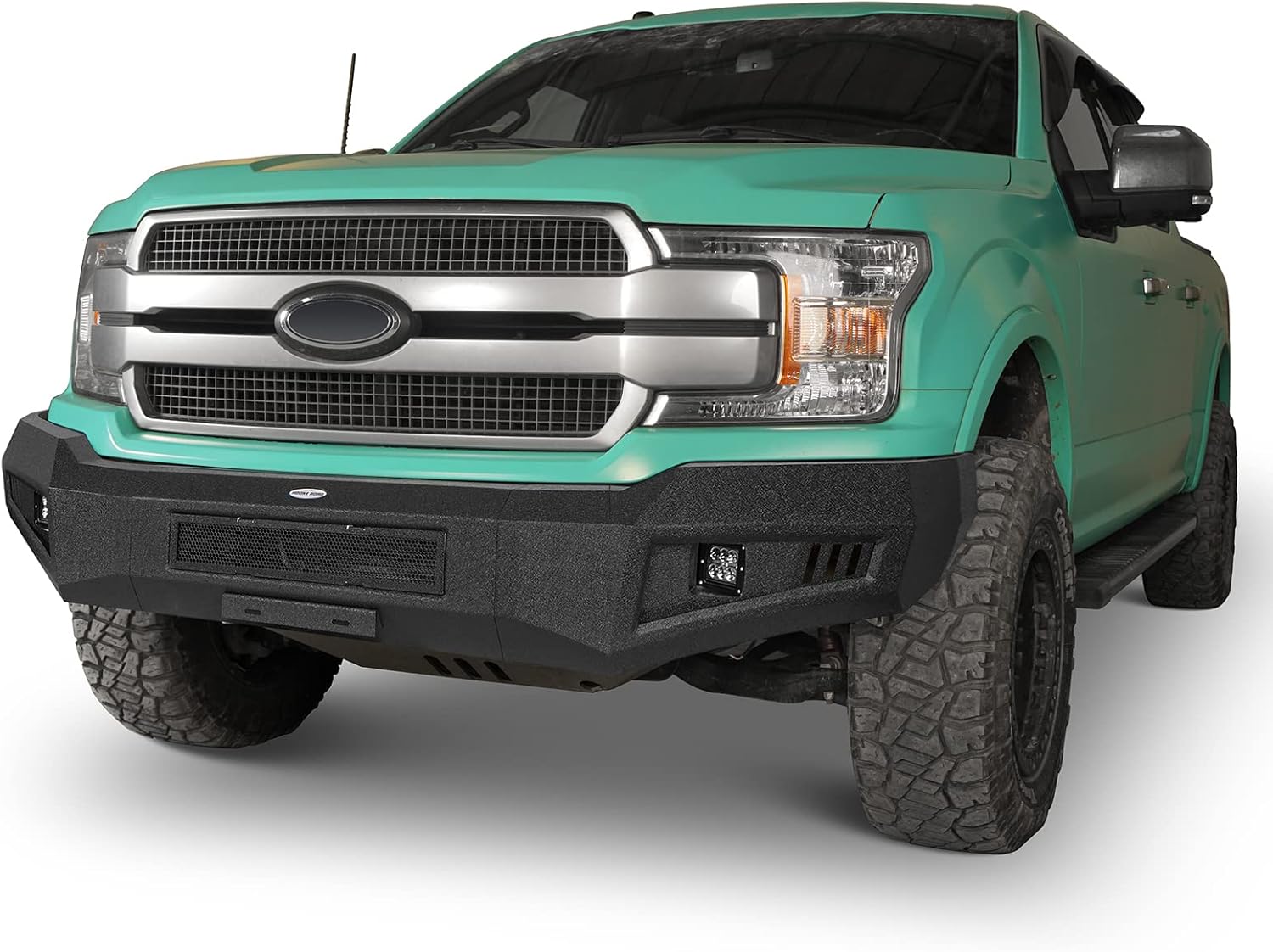 Hooke Road Parachoques delantero 18-20 F150 de ancho completo con focos ...