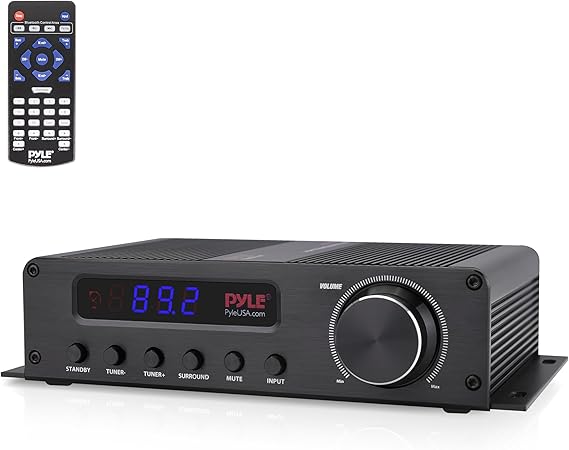 Amazon.com: Pyle 100W 5 Channel Audio Amplifier - Wireless Bluetooth ...