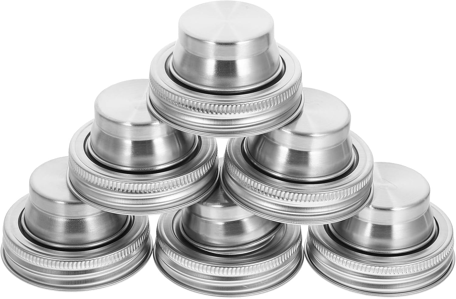 Amazon.com: STOBAZA Mason Jar Cocktail Shaker Lid 2.95 Inch Stainless ...