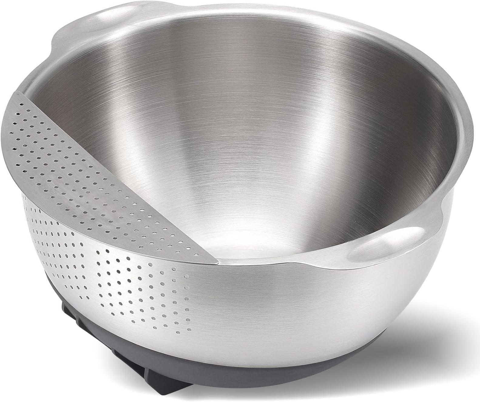 Amazon.com: 18/10 Stainless Steel Rice Strainer Washer Bowl Versatile ...