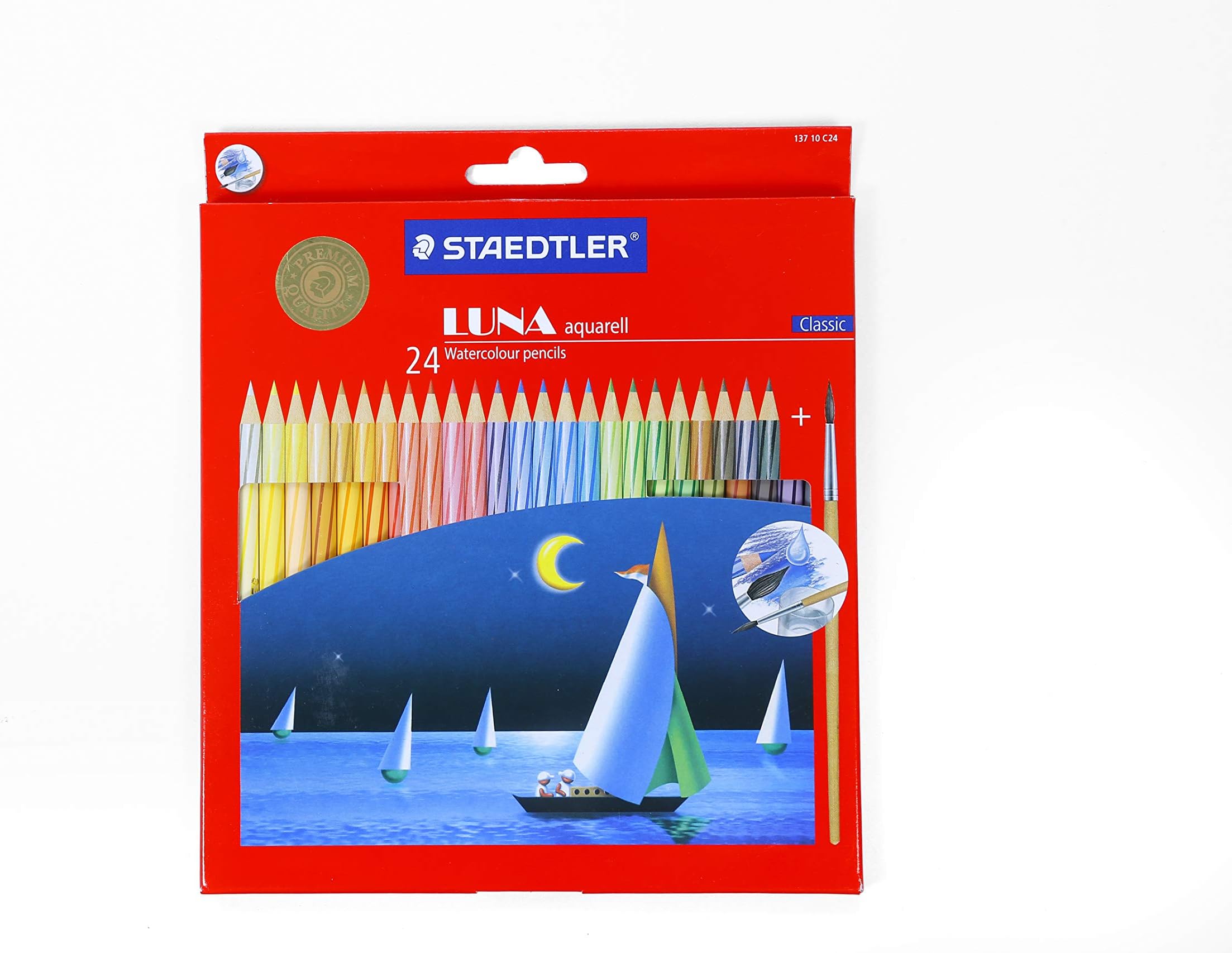Staedtler 137 C 48 Luna Water Colour Pencil - Pack of 48 (Multicolour ...