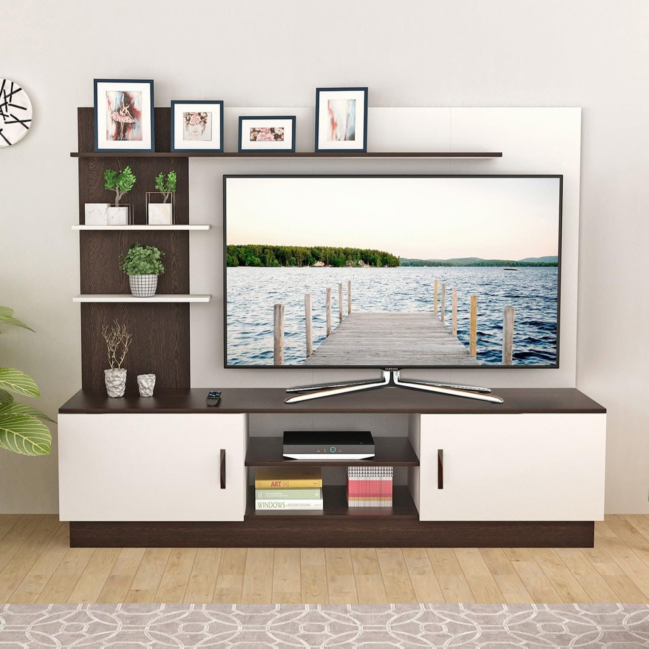 Amazon Brand - Solimo Altamore Engineered Wood TV Unit and Display ...
