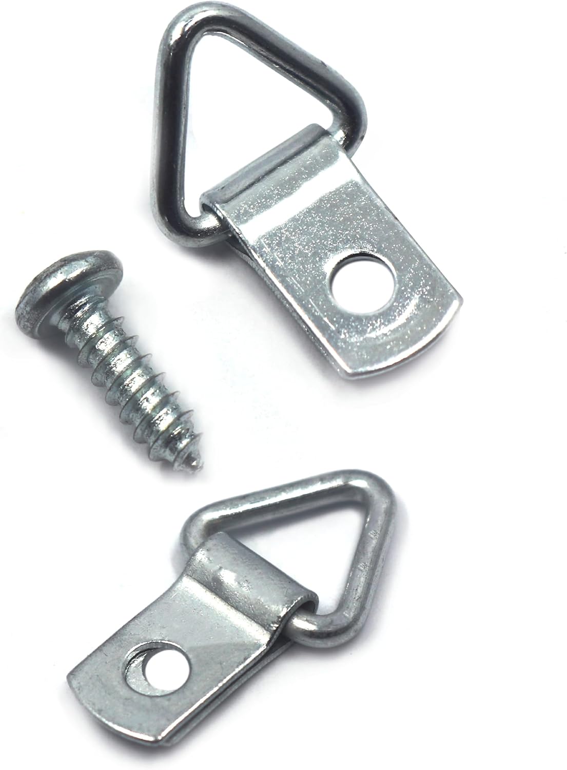 Compact Triangle Ring Mini 1-Hole Art Hanger for Wood Frames, 100 Pcs ...