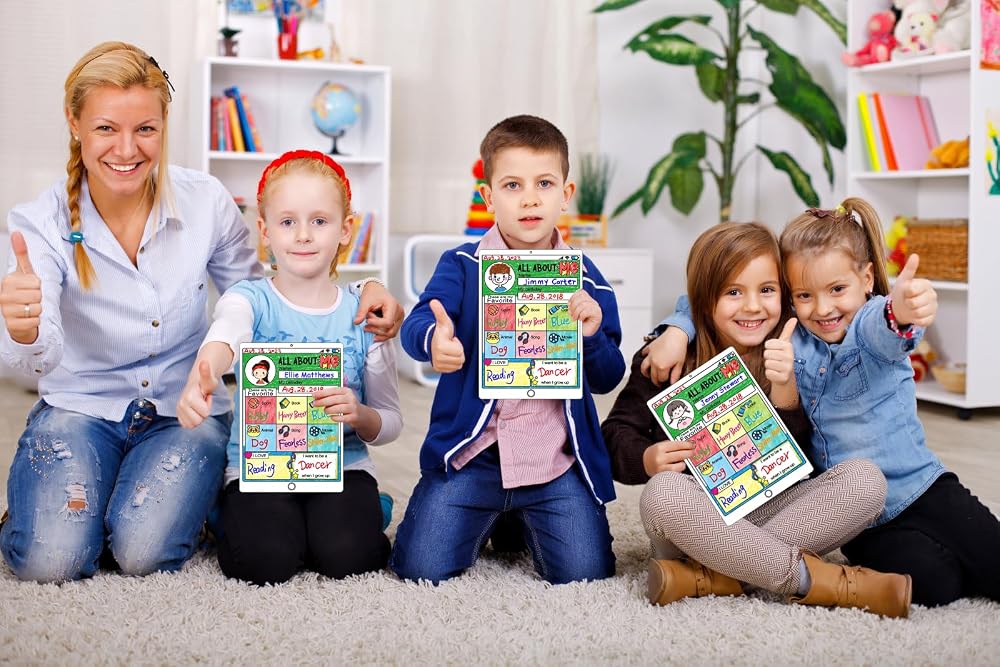 FLYAB 48PCS All About Me Posters for Kids Students Nepal | Ubuy