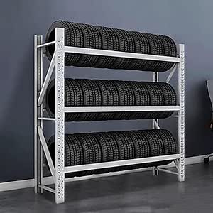 Amazon.com: Wheel Rim Tire Storage Rack, Heavy Duty Tire Rack, Metal ...