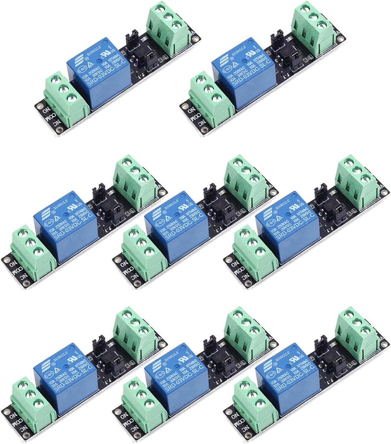 Amazon.com: AITRIP 8 Pack 3V 1 Channel Relay Power Switch Module with ...