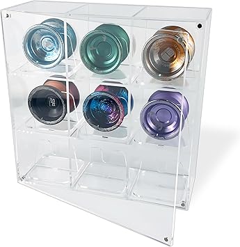 Amazon.com: Acrosia Yo-Yo Display Case – 9 Grid Clear Acrylic Storage ...