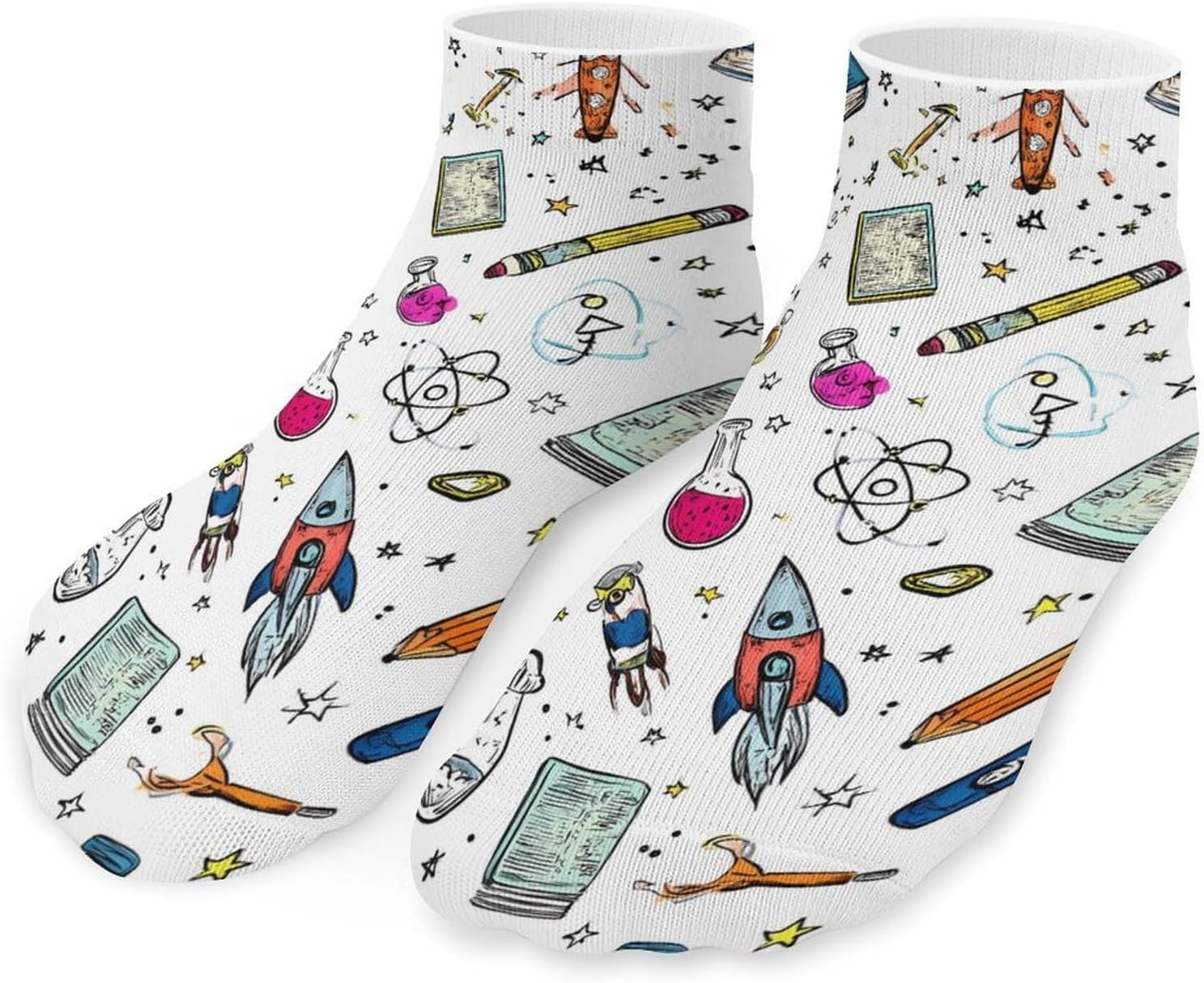 Math's Chemistry Physics Science Formulas Ankle Socks for Men Women ...