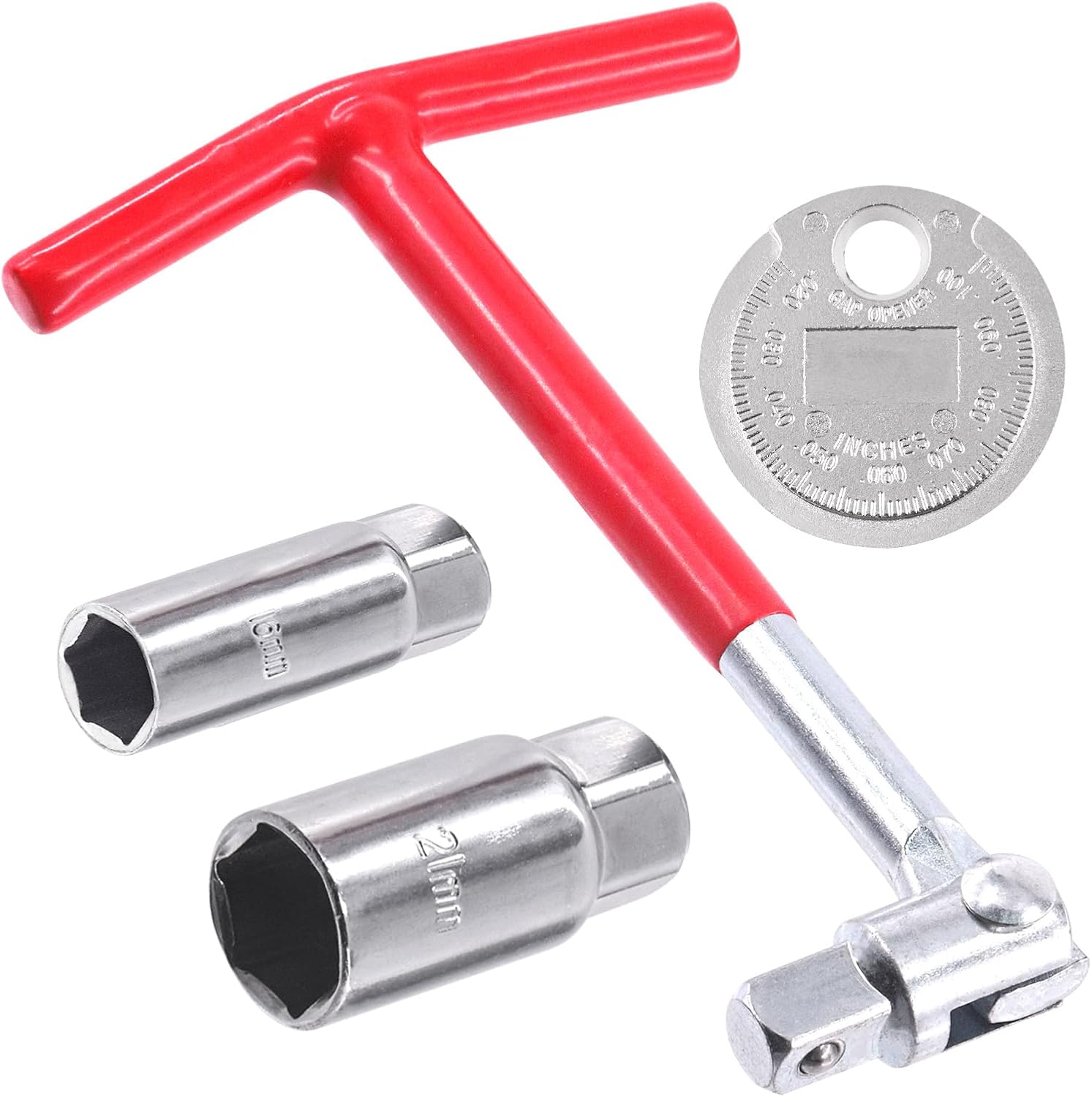 Rustark 4Pcs Professional T-handle Spark Plug Socket Wrench with 16mm(5 ...