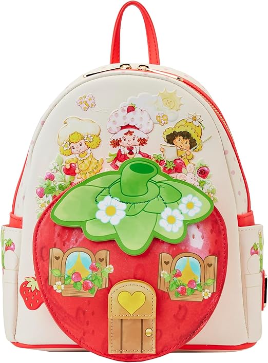Amazon.com | Loungefly Strawberry Shortcake Strawberry House Mini ...