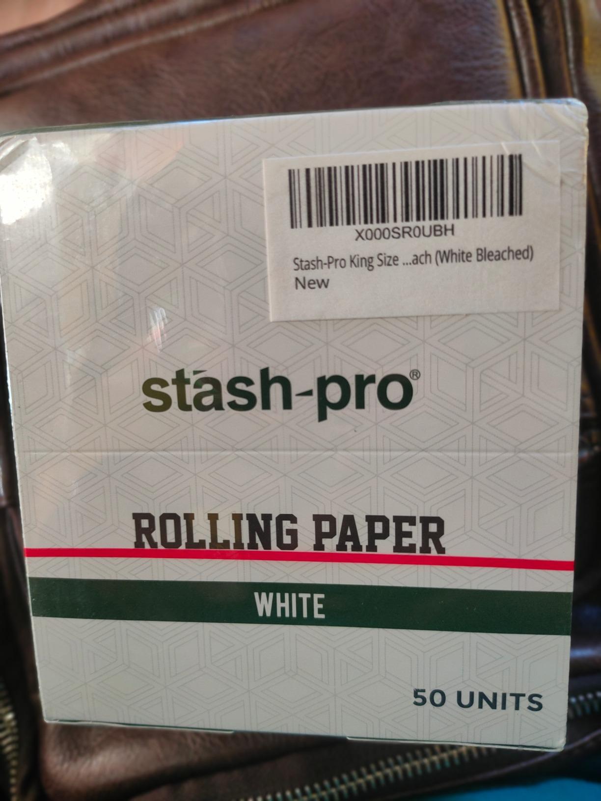 Stash-Pro King Size Rolling Paper 110mm 32 Leafs in Each Pack of 50 ...