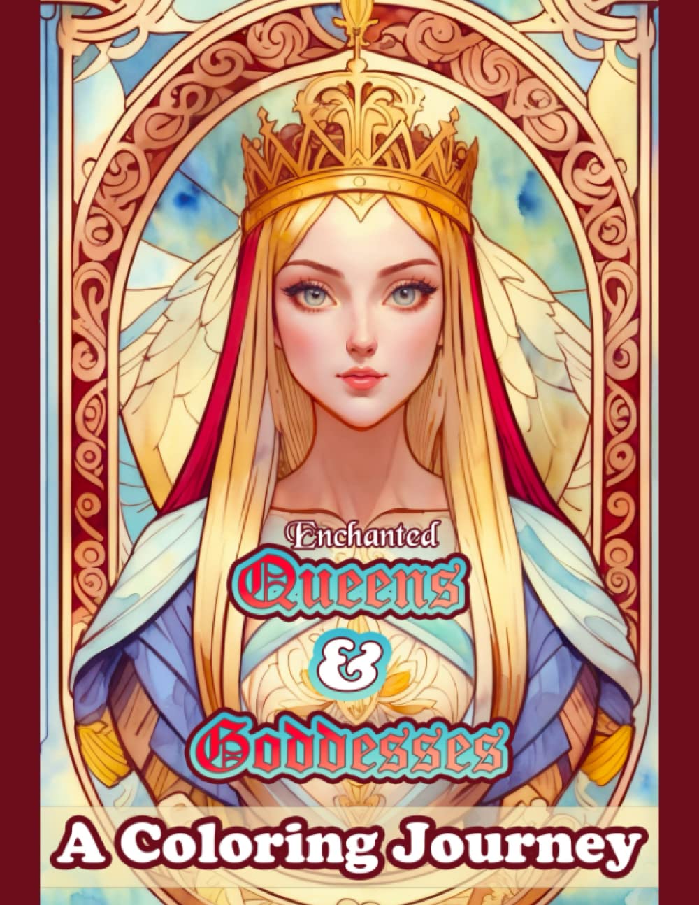 Amazon.com: Enchanted Queens and Goddesses Coloring Book: A Coloring ...