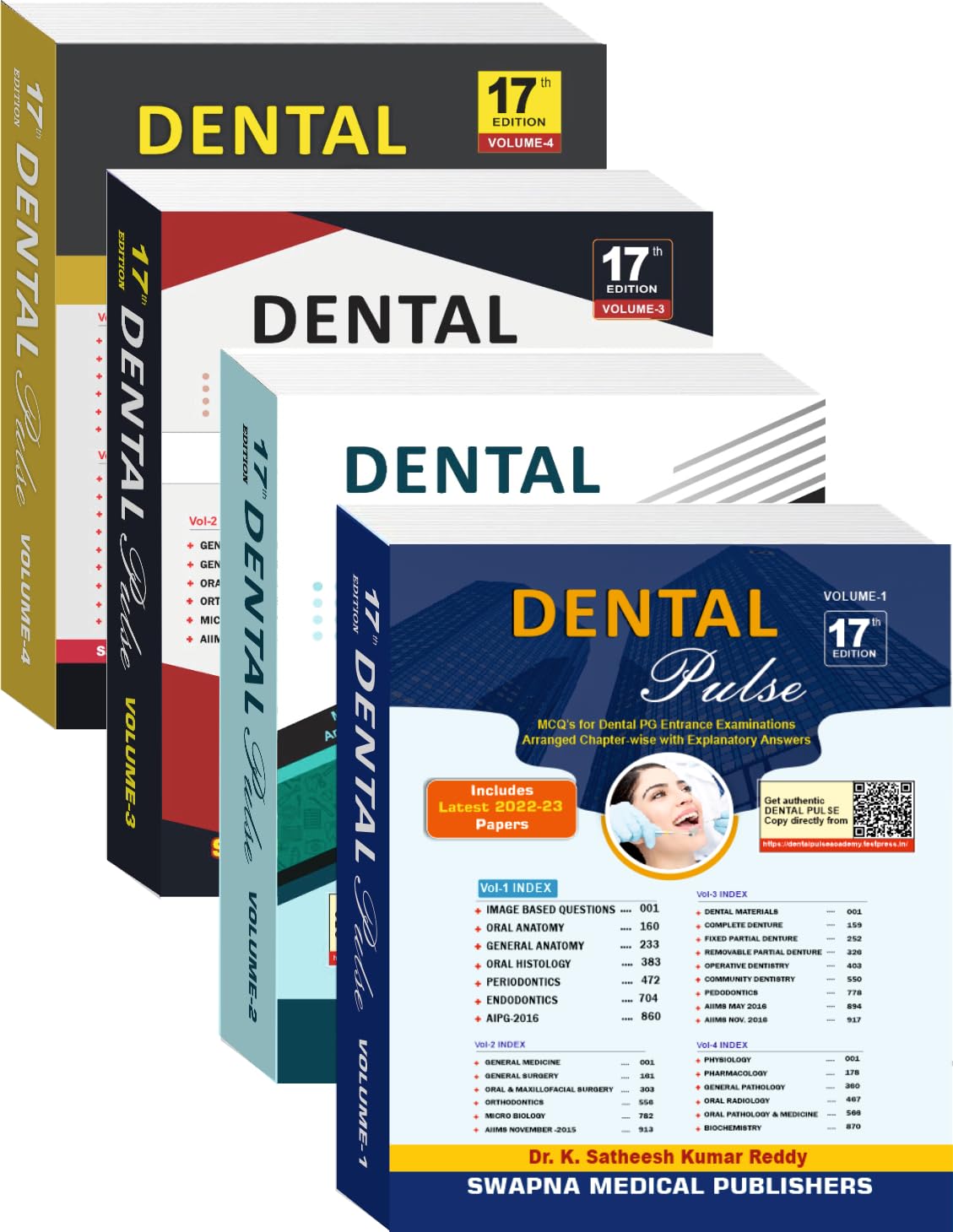 Buy Dental Pulse 17th/2024 (4 vols) Book Online at Low Prices in India ...