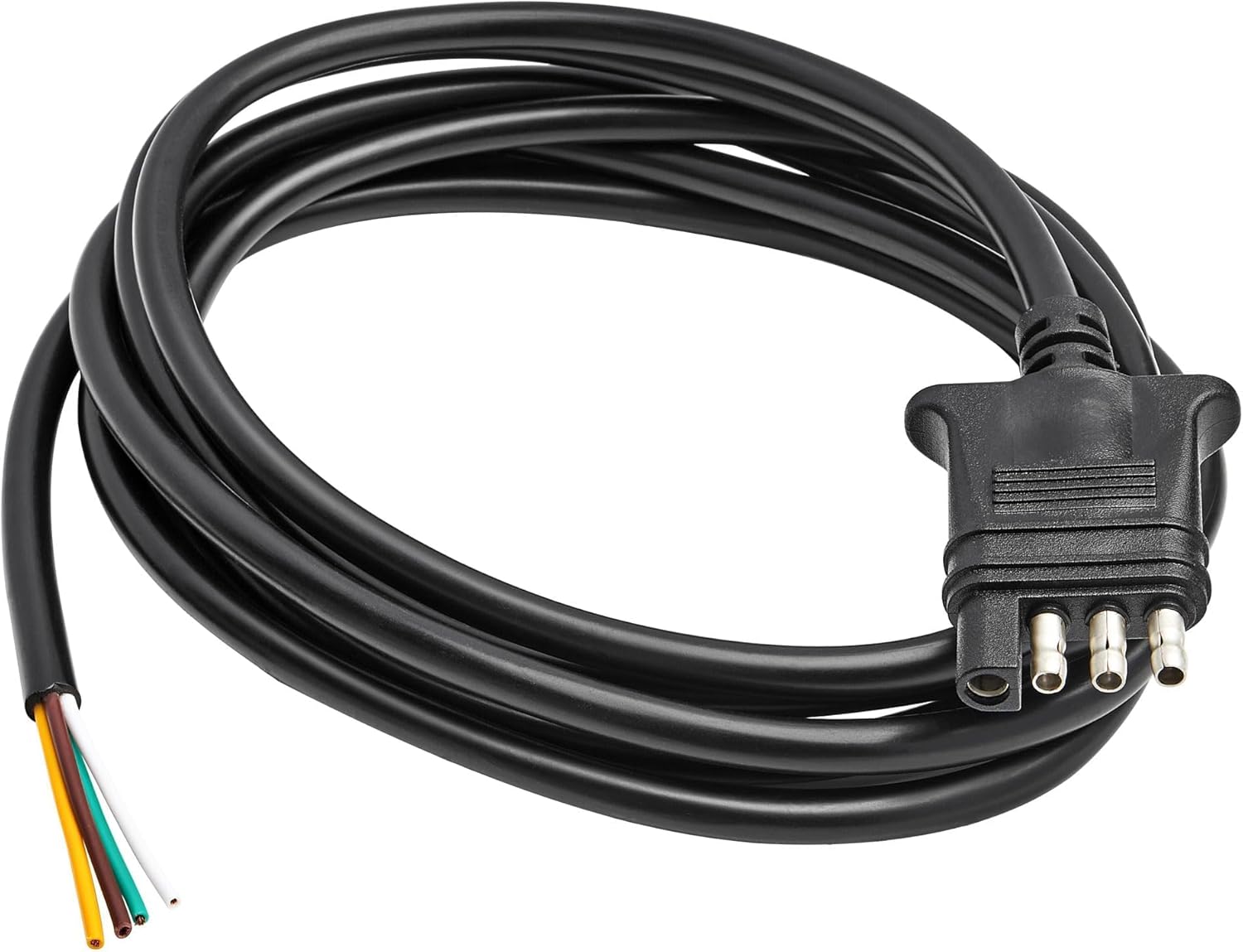 Amazon.com: Oyviny 10Ft Trailer-Side 4-Pin Flat Wiring Harness with ...
