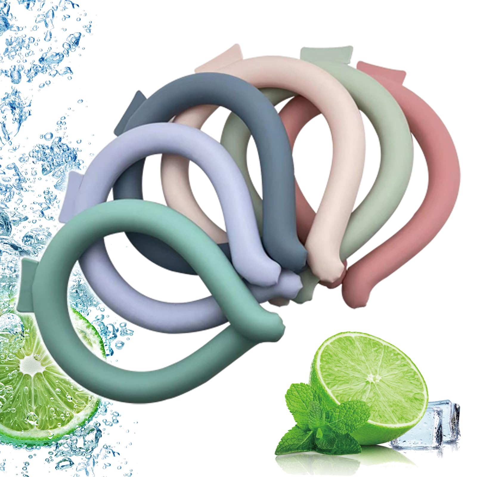 Amazon | YAYAMIYA 2023 70%増量大進化! 24℃凍結 クールリング ネッククーラー クールネックリング 草本抽出は安全で毒性がない 首 冷却 首ひんやりグッズ 冷却 ...