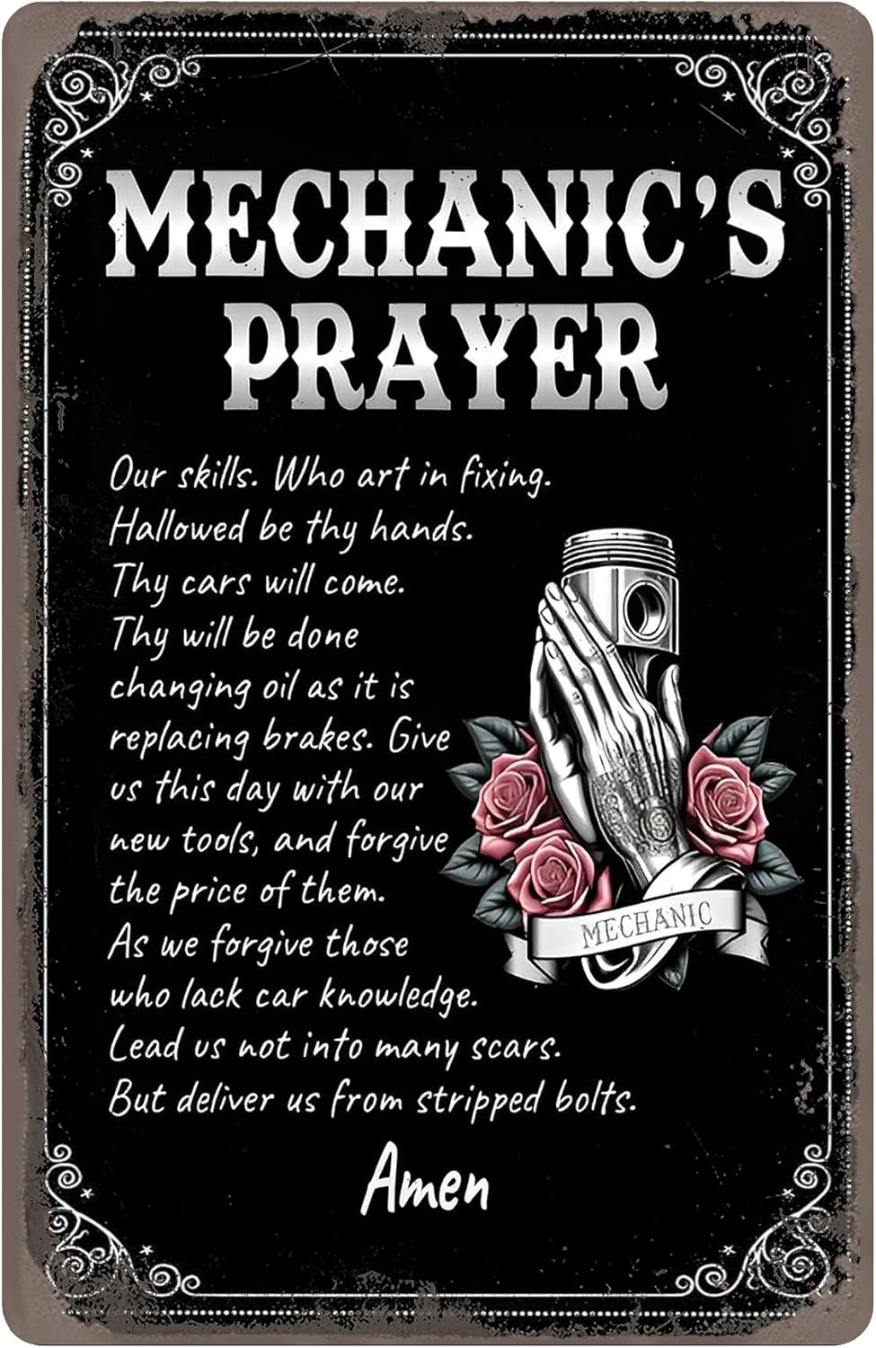 Amazon.com: Mechanic Garage Signs Funny Mechanic Gifts for Men Mechanic ...
