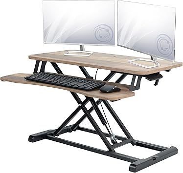 Amazon.com: VIVO 32 inch Desk Converter, K Series, Height Adjustable ...
