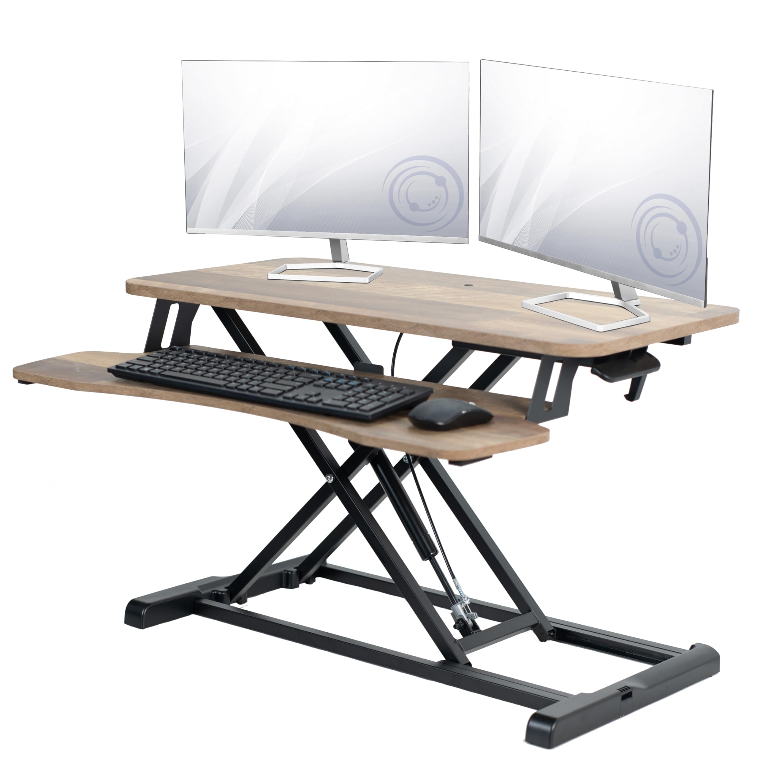 Amazon.com : VIVO 32 inch Desk Converter, K Series, Height Adjustable ...