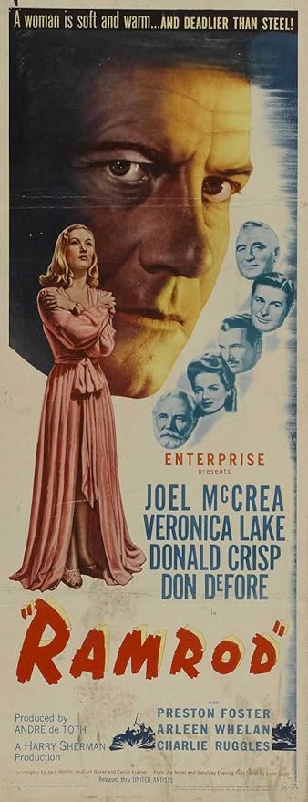 Amazon.com: Ramrod Movie Poster (14 x 36 Inches - 36cm x 92cm) (1947 ...