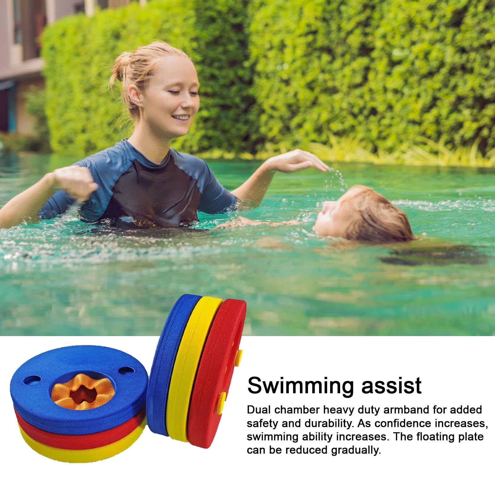 Kids Float Discs Kids Swimming Arm Float Discs - 6 Piece EVA Foam Float ...