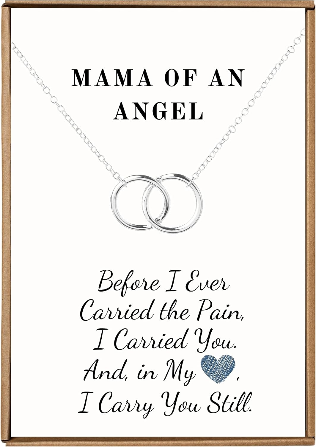 Amazon.com: VIY Personal Card Miscarriage necklace for mothers ...