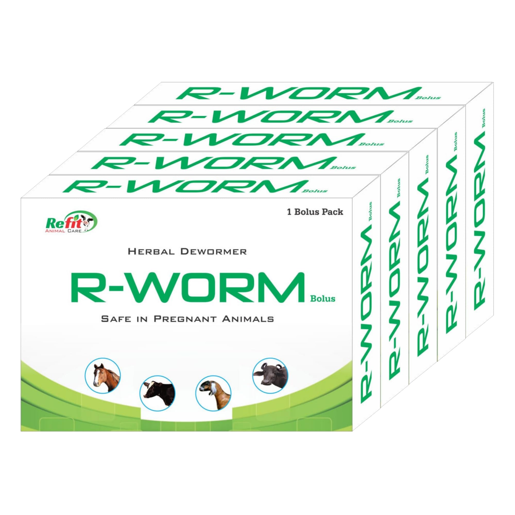 REFIT ANIMAL CARE Veterinary Herbal Dewormer Bolus for Cow, Cattle ...
