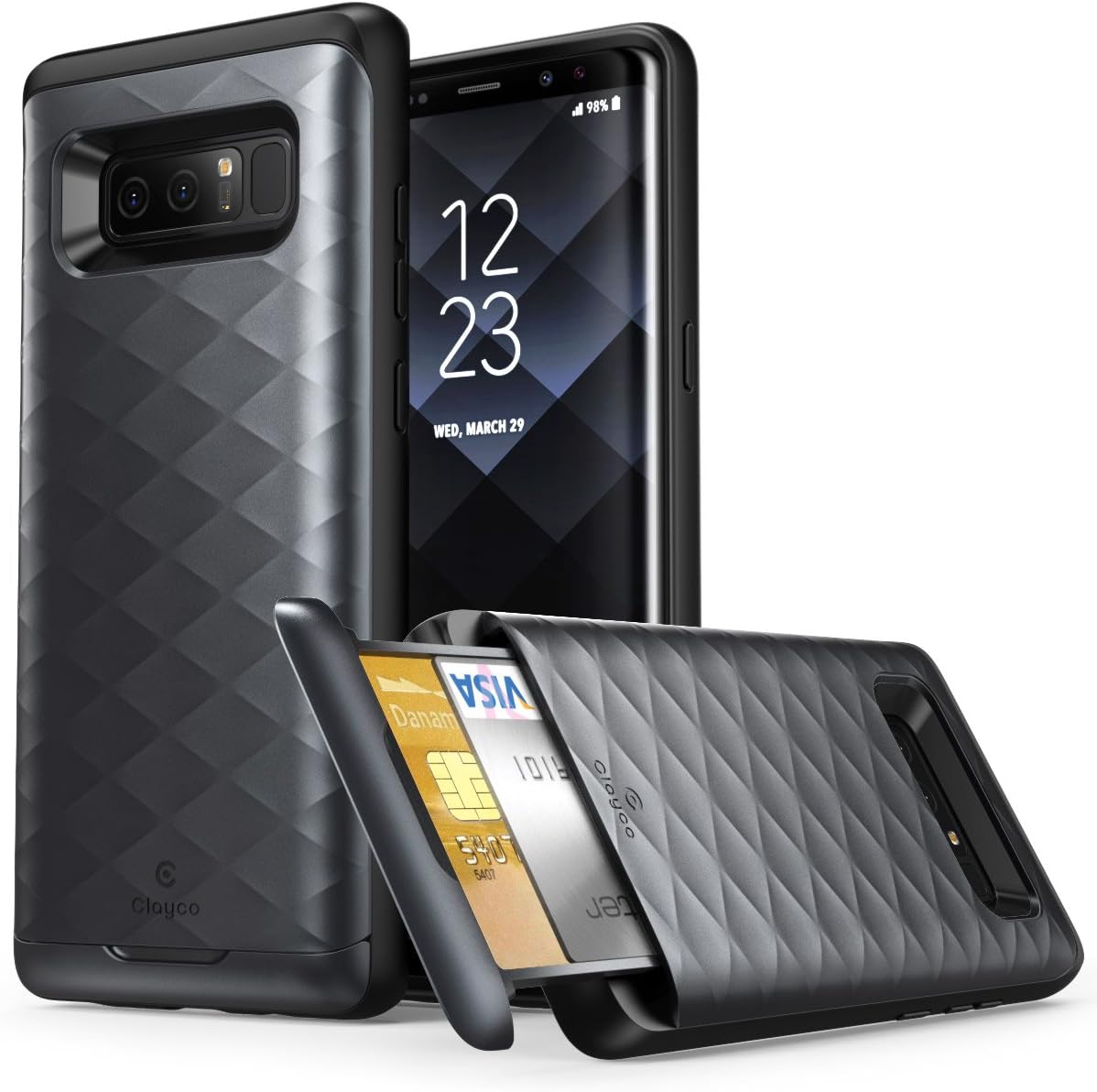 Amazon.com: Galaxy Note 8 Case, Clayco Argos Series Premium Hybrid ...