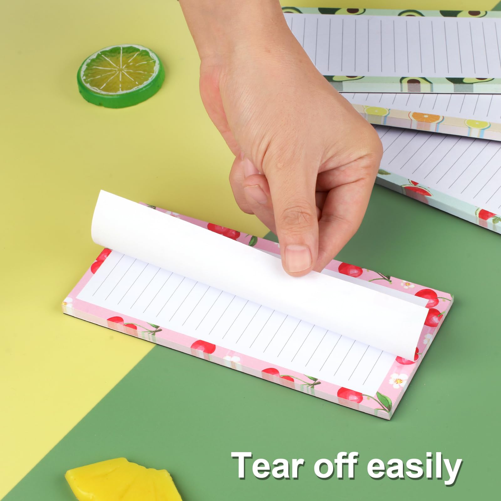 Snapklik.com : 9 Pack Magnetic Notepads For Refrigerator, Magnetic ...
