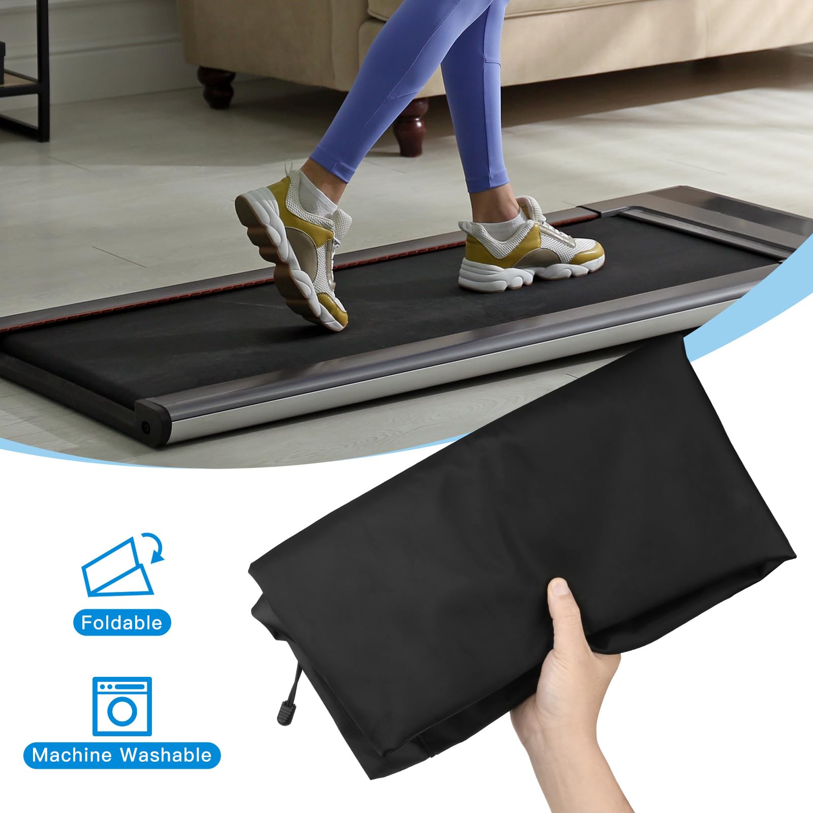 Snapklik.com : Xxerciz Walking Pad Cover, Oxford Under Desk Treadmill ...