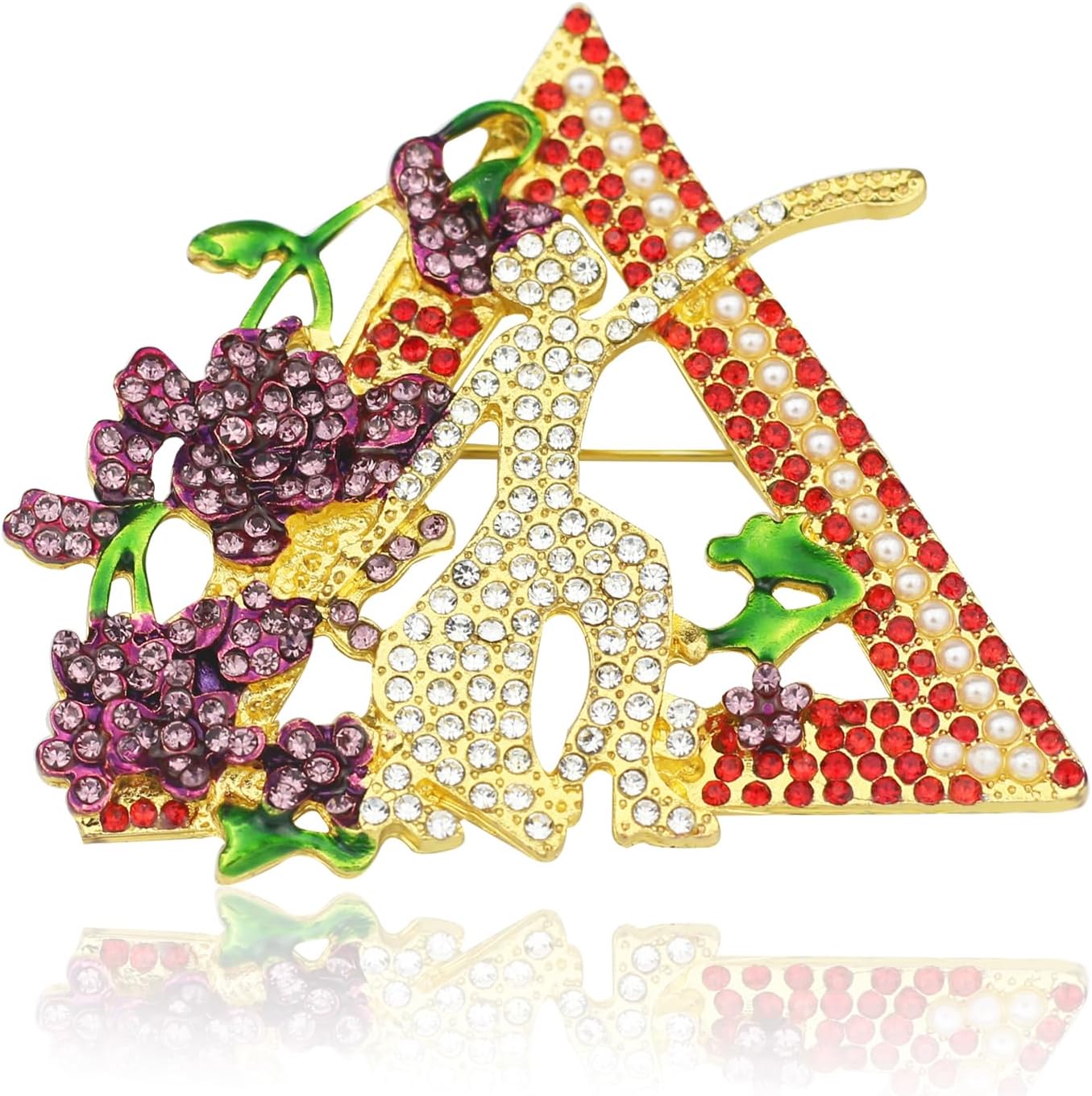 Amazon.com: Greek Sorority Brooch Pin for Women 1913 DST Gift ...