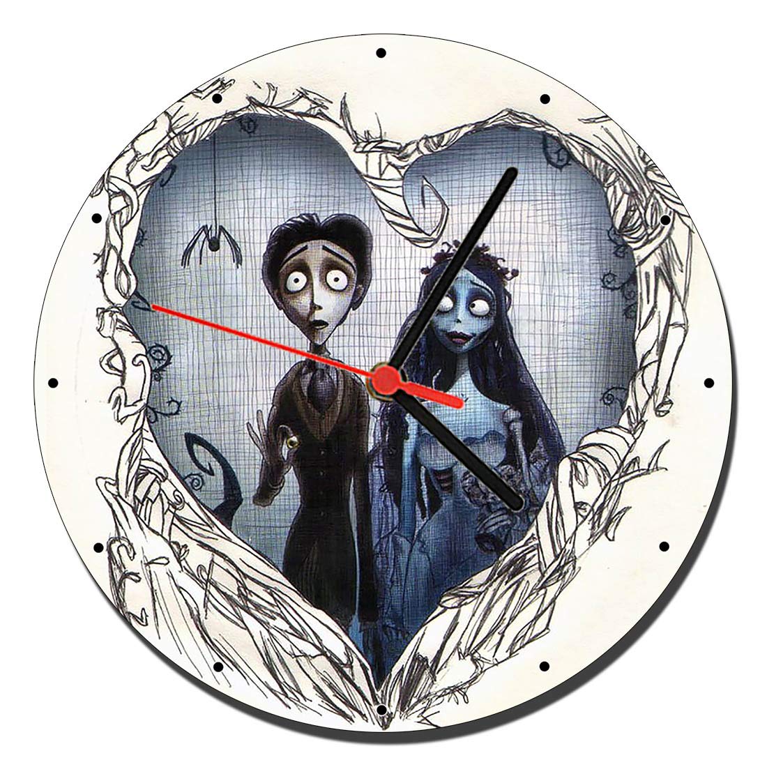 Buy MasTazas Corpse Bride Tim Burton C Wall Clock 20cm Online at ...