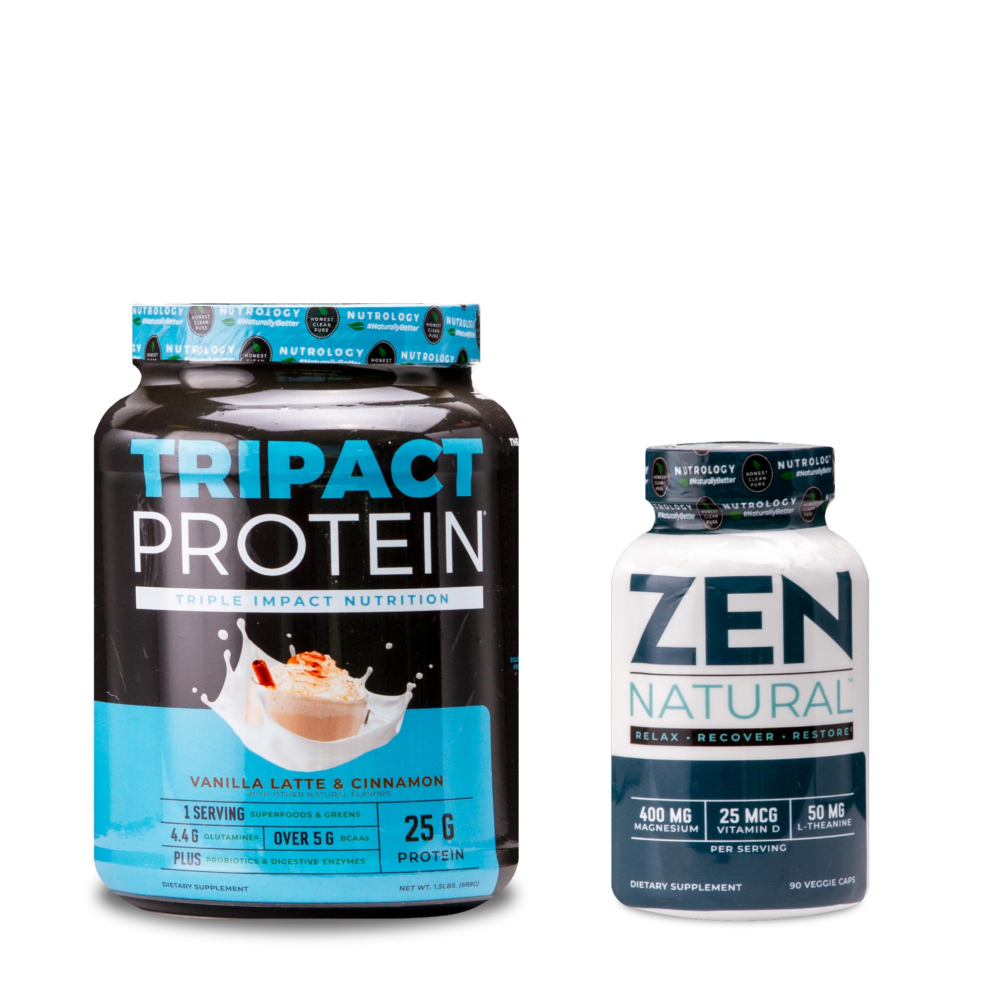 Amazon.com: Nutrology TRIPACT Protein Powder, 7-in-1 Meal Replacement ...