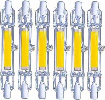 10W R7s 78mm R7s LED Bulb, 100W Halogen Bulb Equivalent, T3 Double ...