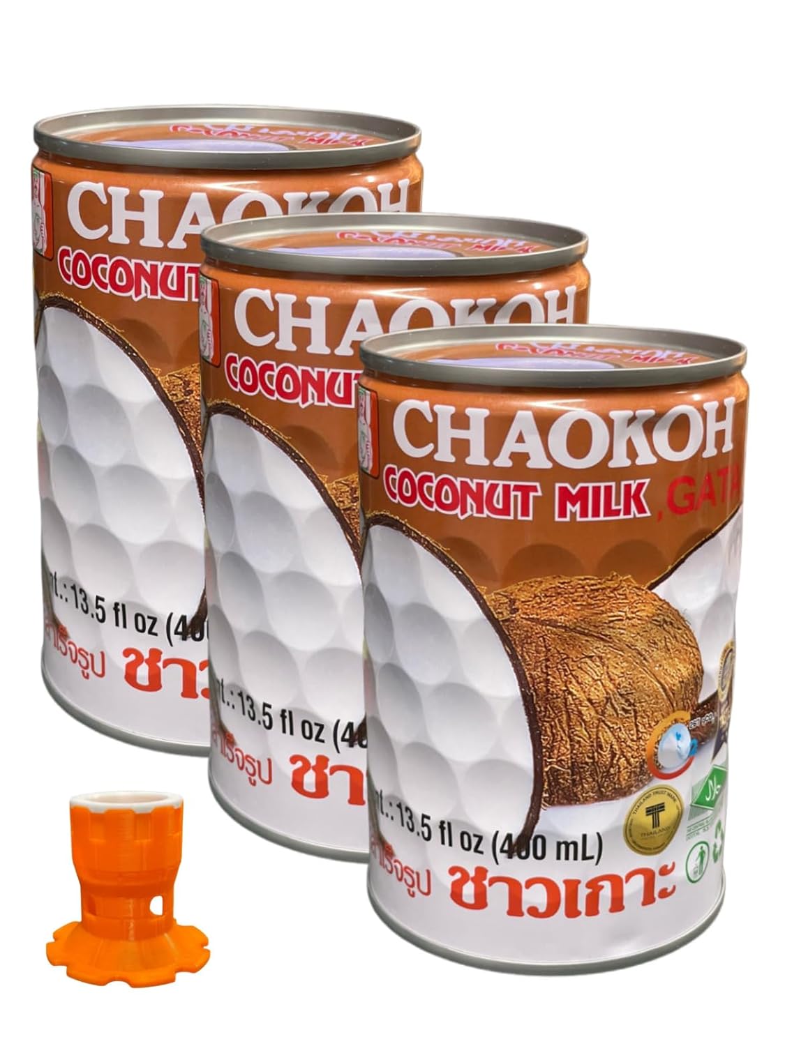 Amazon.com : Nrombox Coconut Milk By Chaokoh -13.5 Oz - No Guar Gum, No ...