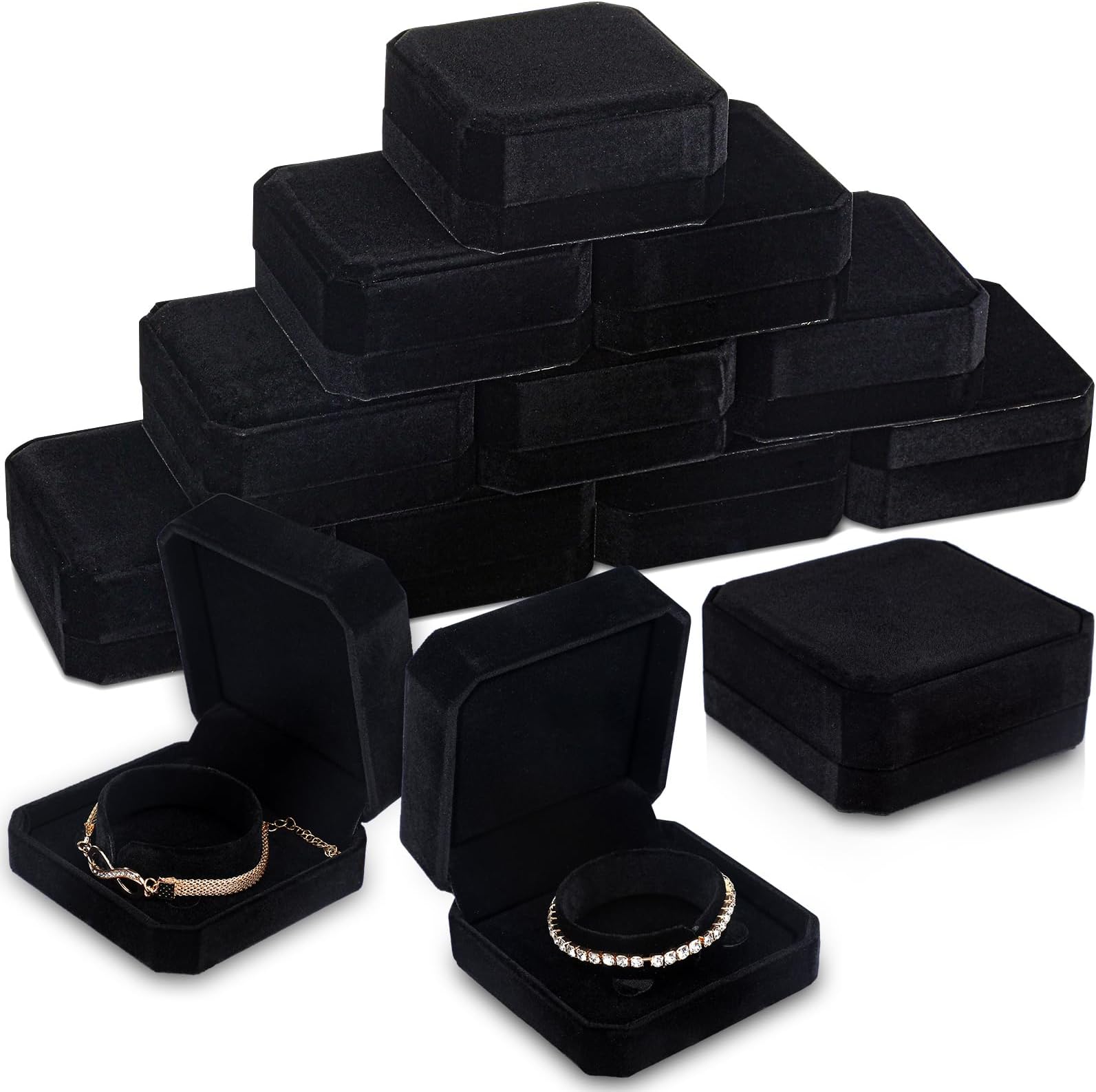 Amazon.com: Colorsheng 10 pcs Velvet Small Bracelet Watch Pillow for ...
