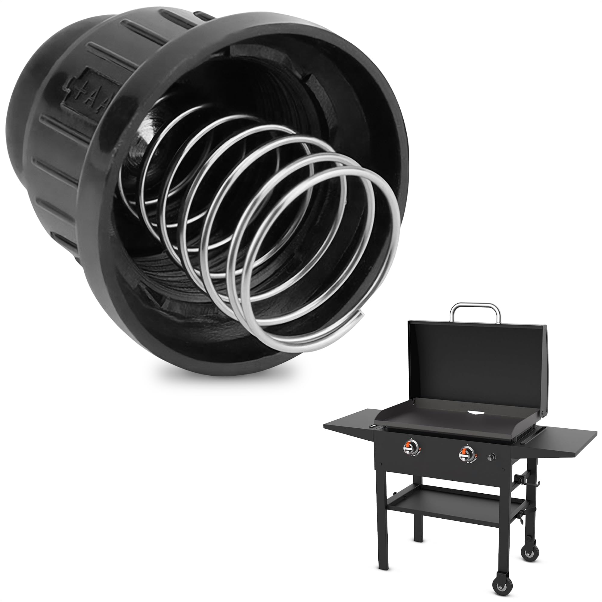 Amazon.com : A.I.FORCE 2Pcs AAA Battery Igniter Caps, Ignitor Push ...